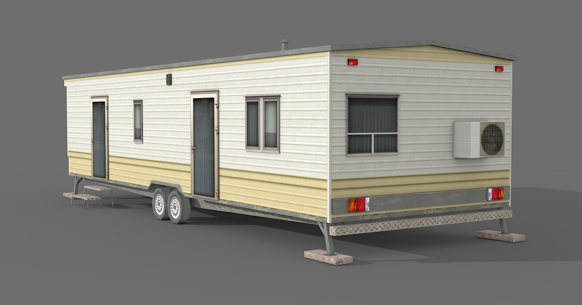 Trailer House | 3D Industrial | Unity Asset Store