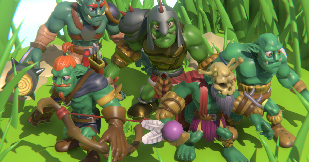 Monster Bundle 4 - Casual Fantasy | 3D Creatures | Unity Asset Store