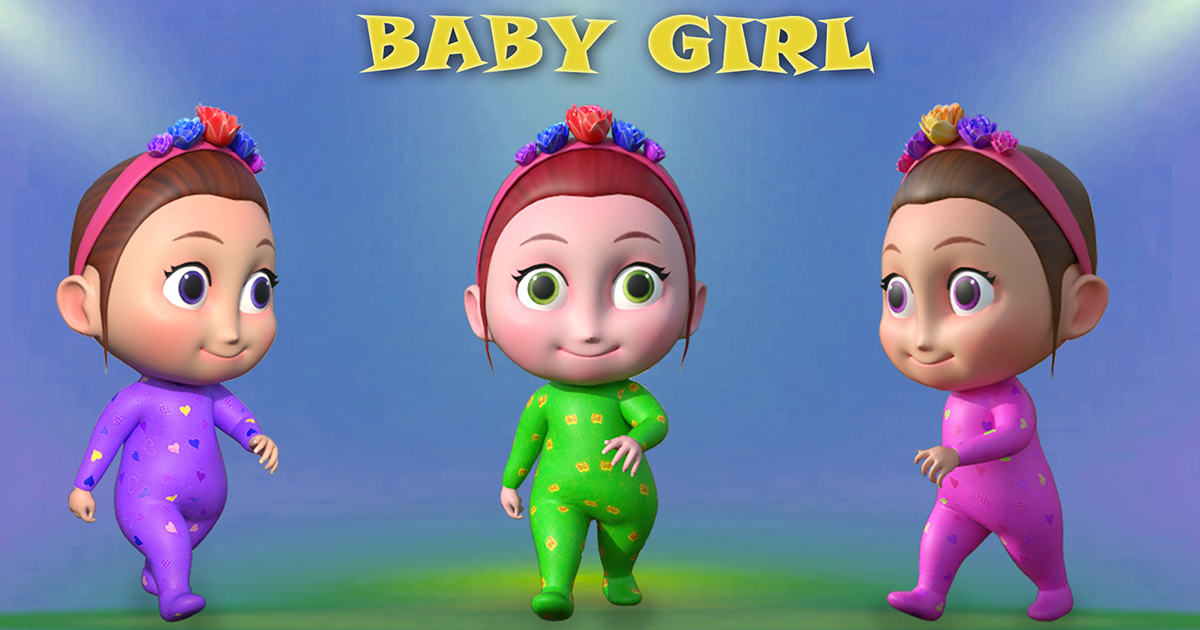 3D Baby Girl | Characters | Unity Asset Store