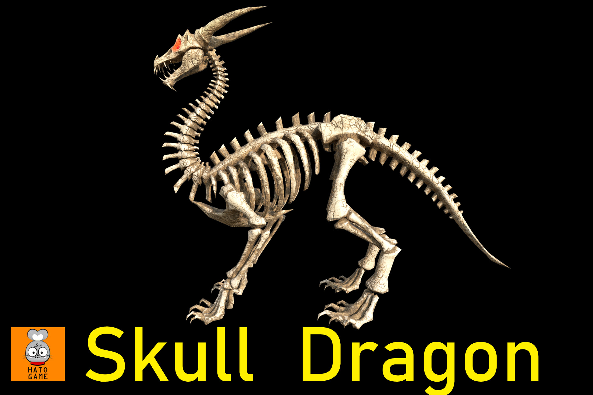 01_Monster: Skull dragon boss | 3D Creatures | Unity Asset Store
