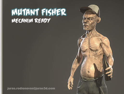 Mutant Fisher | 3D Humanoids | Unity Asset Store