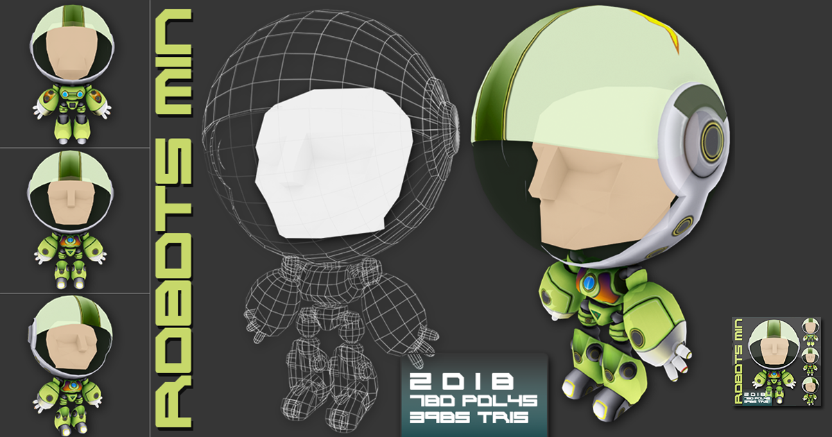 Robots Min Pack | 3D Robots | Unity Asset Store