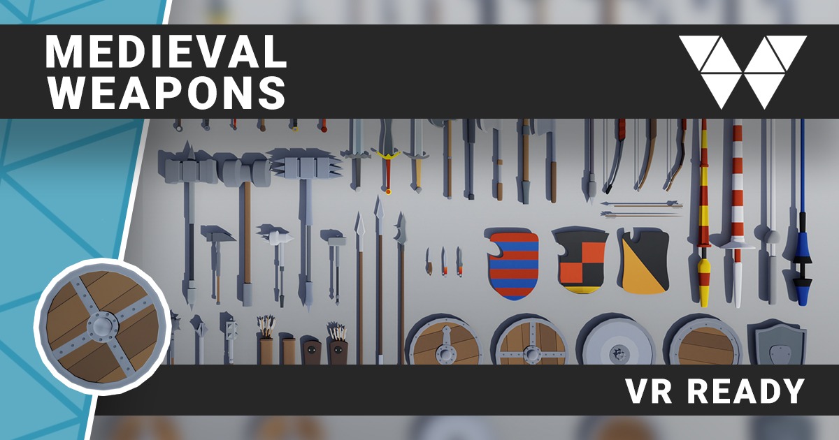 Low-poly Medieval Weapons | 3D Weapons | Unity Asset Store
