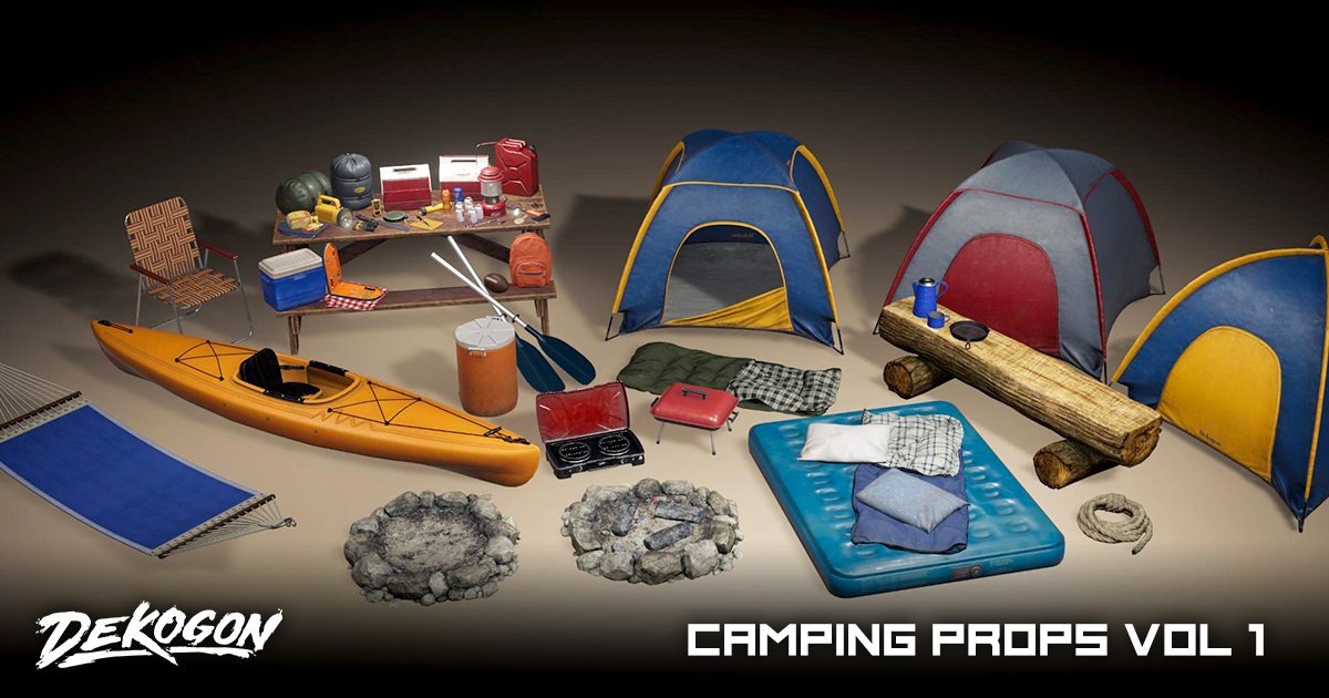 Camping and Outdoor Adventure VOL.1 | 3D Props | Unity Asset Store