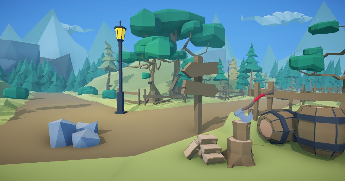 Low Poly Stylized Forest Pack | 3D Landscapes | Unity Asset Store