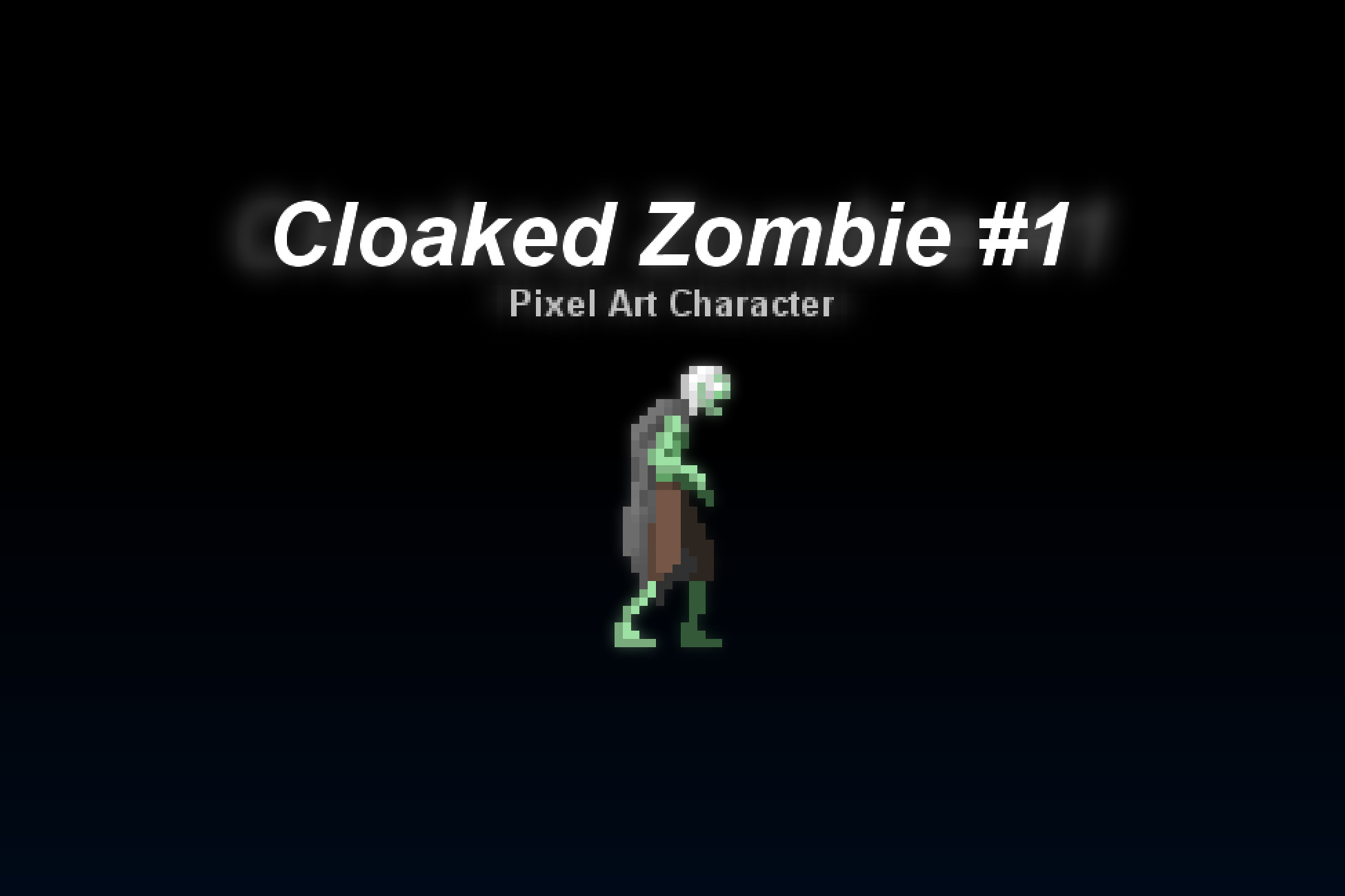 Cloaked Zombie #1 - Pixel Art Character | 2D キャラクター | Unity Asset Store