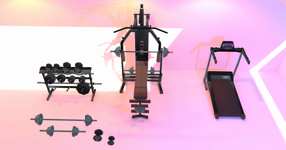 Gym LP | 3D Interior | Unity Asset Store