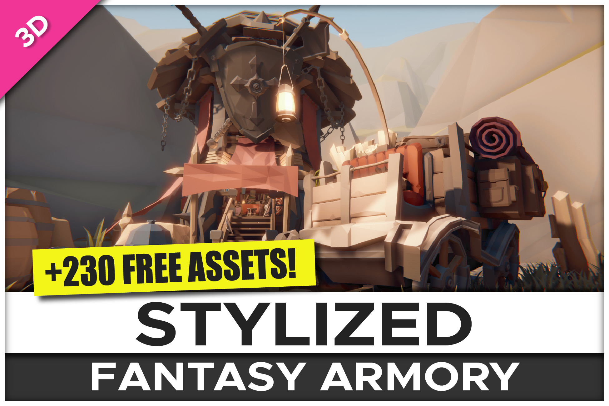 STYLIZED Fantasy Armory - Low Poly 3D Art | 3D Fantasy | Unity Asset Store
