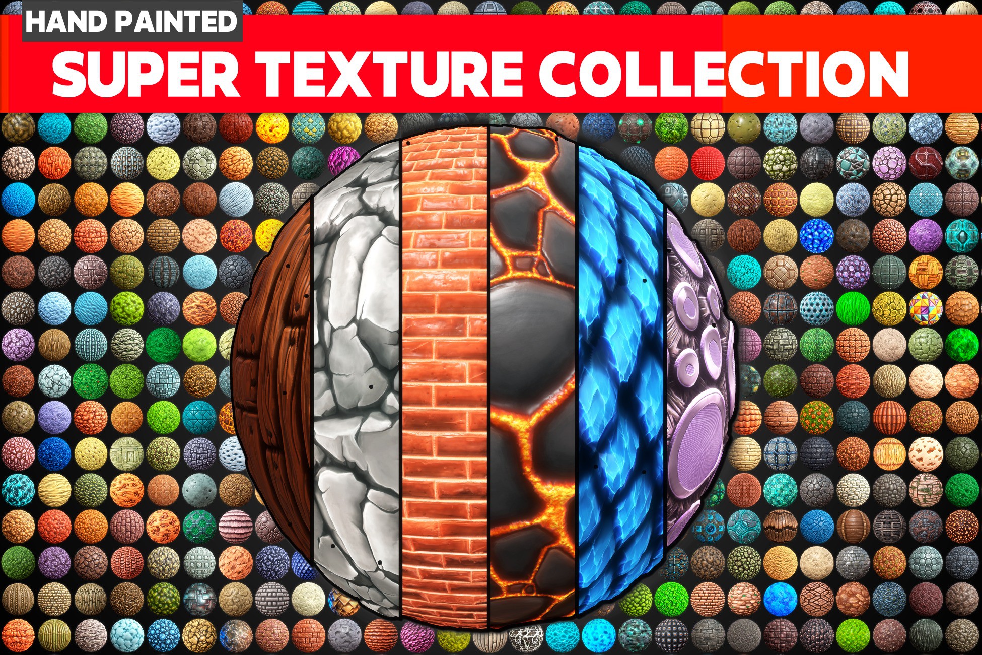 600+ Super Texture Collection | 2D Textures & Materials | Unity Asset Store