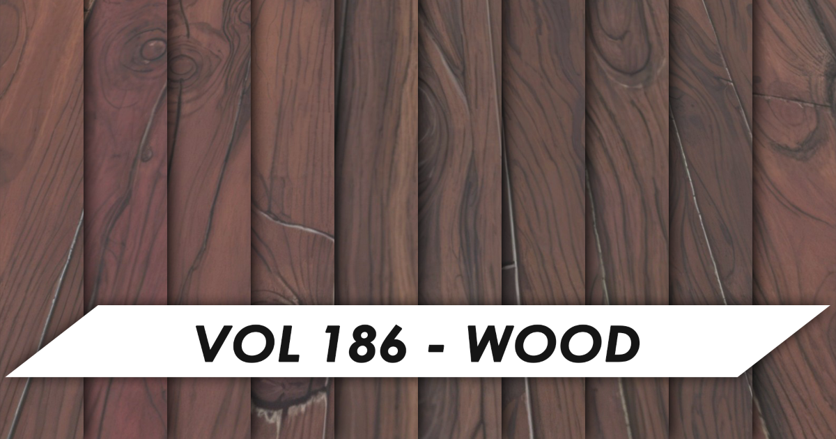 Stylized Textures - Vol 186 - Wood | 2D 材质与材料 | Unity Asset Store