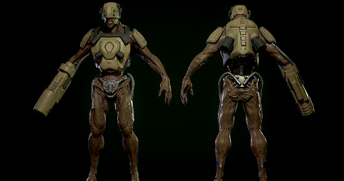 Cyber Mutant H1 | Characters | Unity Asset Store