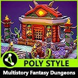 POLY STYLE - Multistory Fantasy Dungeons