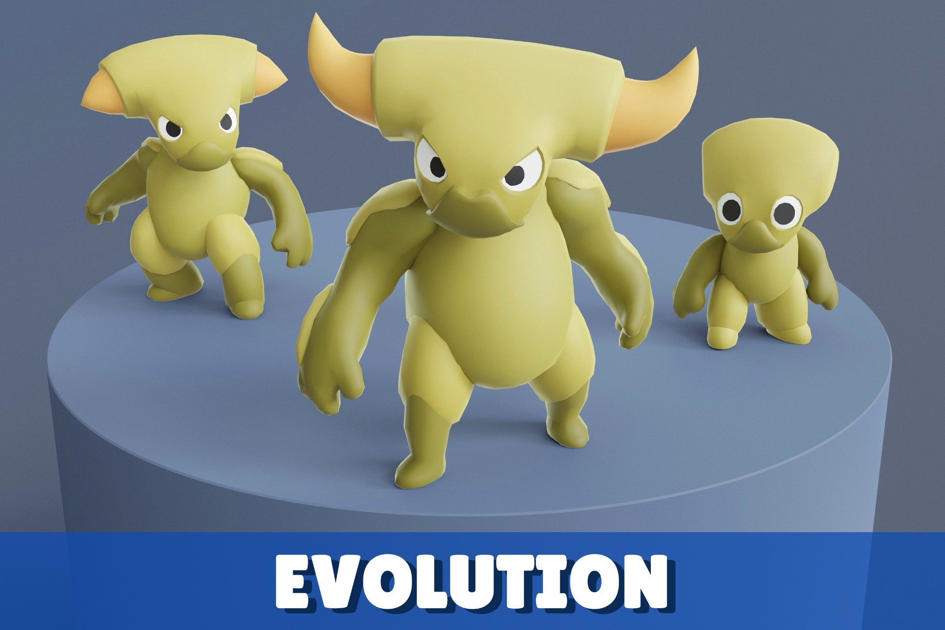 Cartoon Characters - Bully Warriors | 3D Creatures | Unity Asset Store