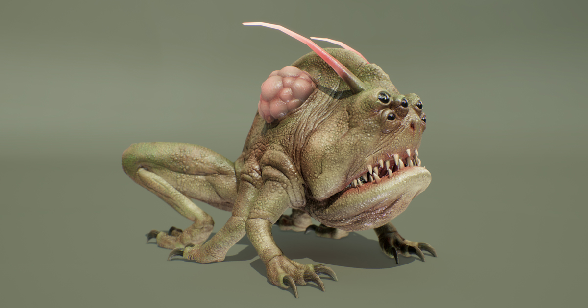 MONSTER: GRYLLUNGUIS | 3D Creatures | Unity Asset Store