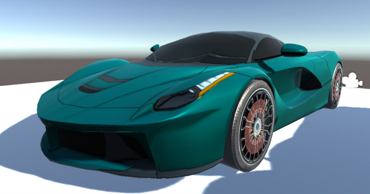 Mobile Sports Car HQ | 3D Land | Unity Asset Store