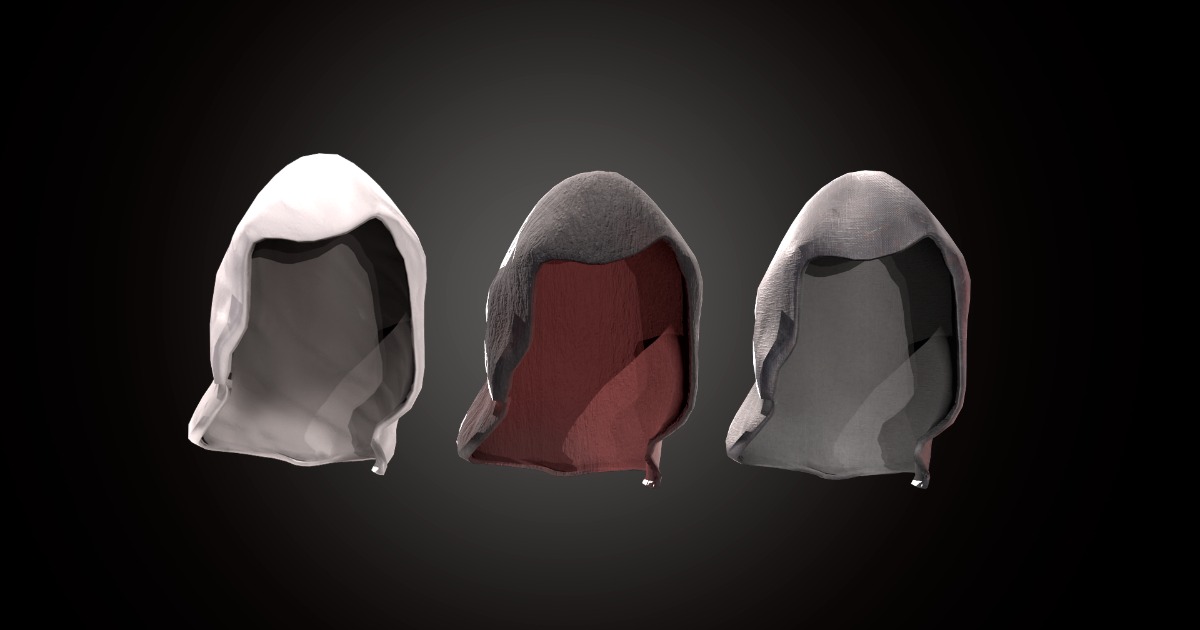 Assassin Hood 2 | 3D Clothing | Unity Asset Store