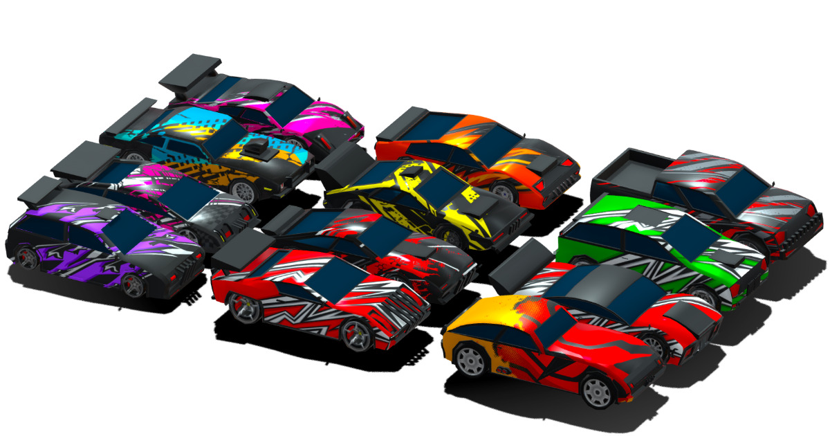 Cartoon car pack Lowpoly | 3D Vehicles | Unity Asset Store