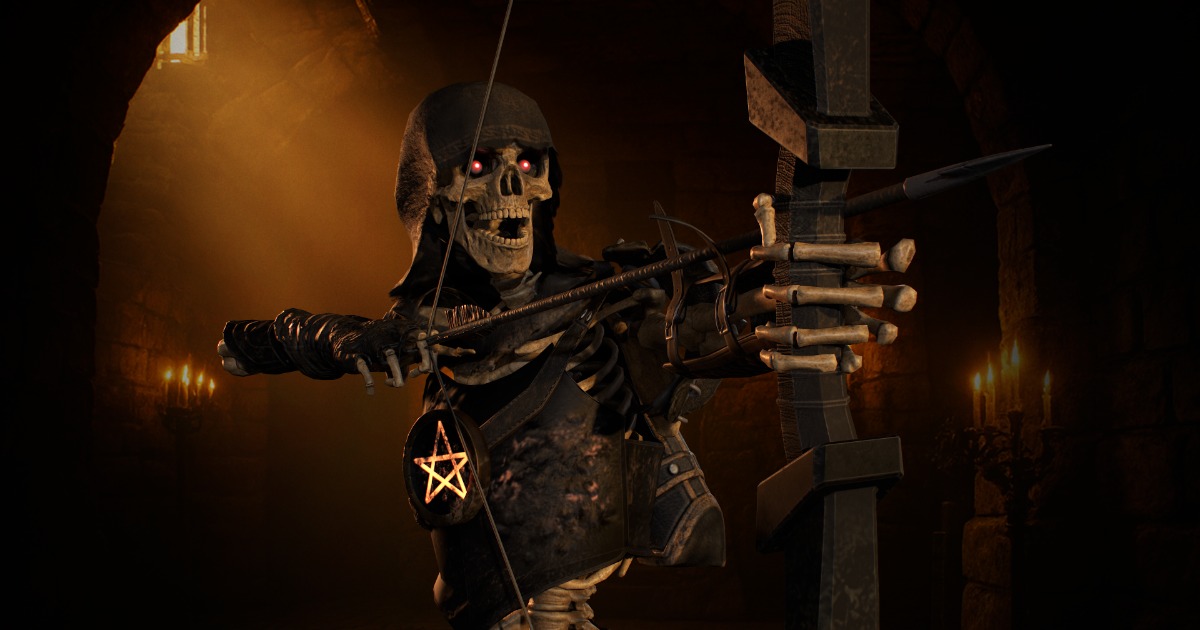 Skeleton 07 Archer | 3D Creatures | Unity Asset Store