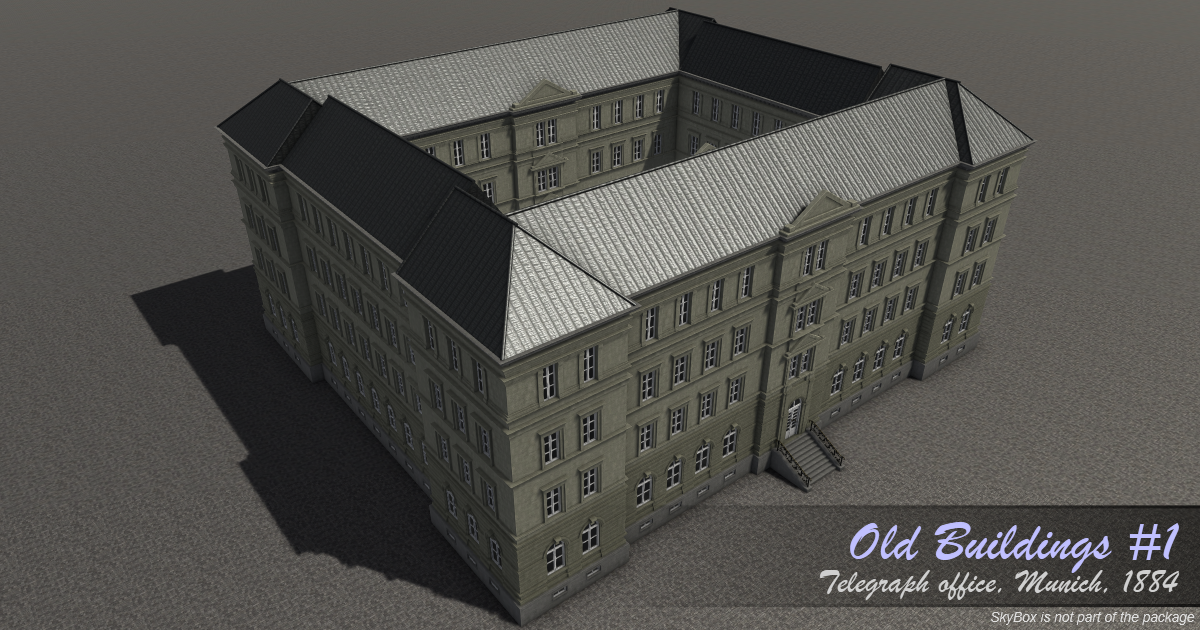 Old Buildings #1 | 3D 도시 | Unity Asset Store