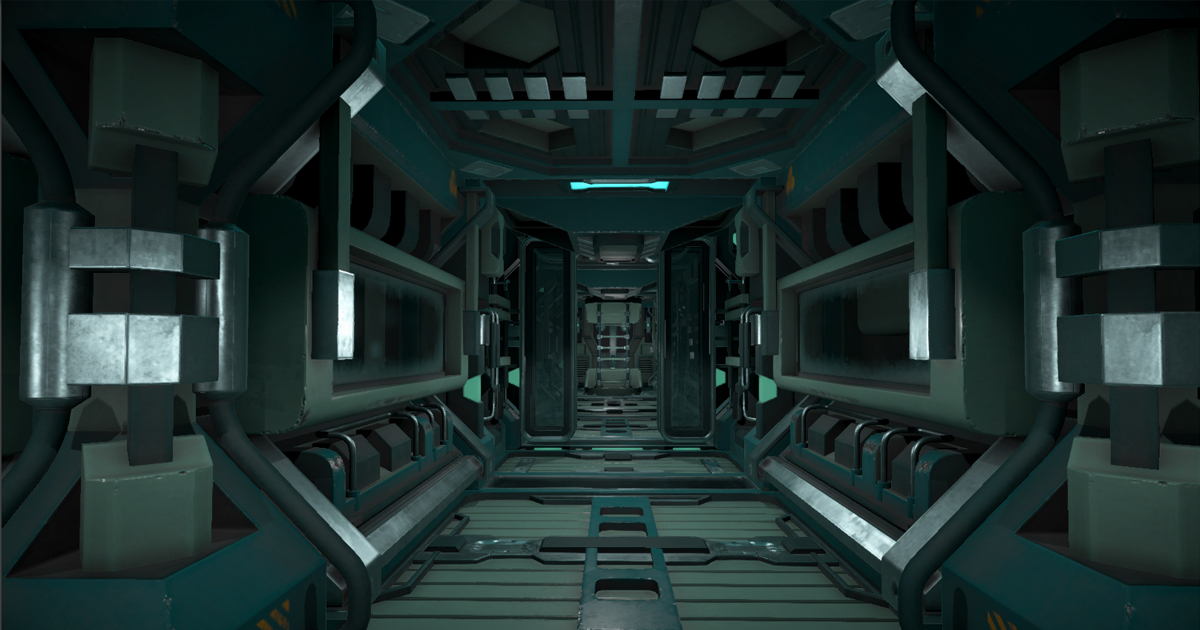 Modular sci-fi Environment F_C4 | 3D Sci-Fi | Unity Asset Store