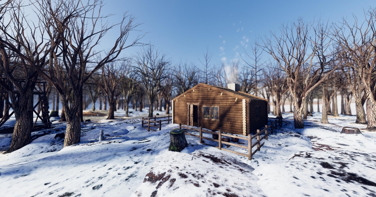 Hunter's hut - modular house and props | 3D Environments | Unity Asset ...