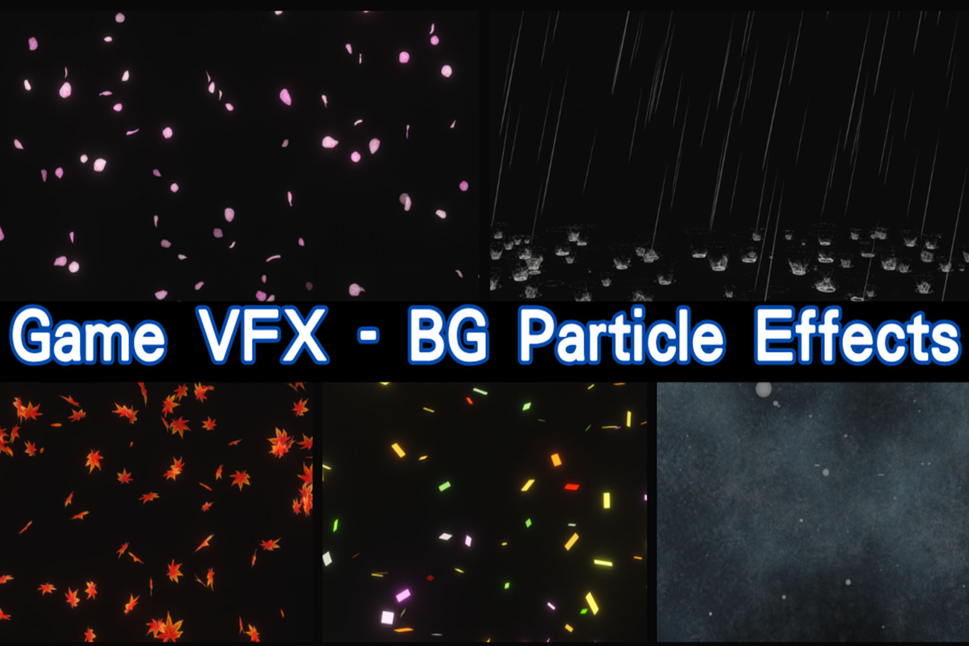 Game Vfx Bg Particle Effects 시각 효과 파티클 Unity Asset Store