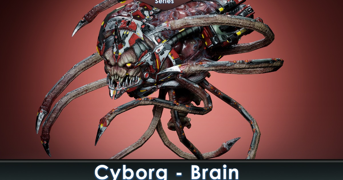 Cyborg Brain | 3D Characters | Unity Asset Store