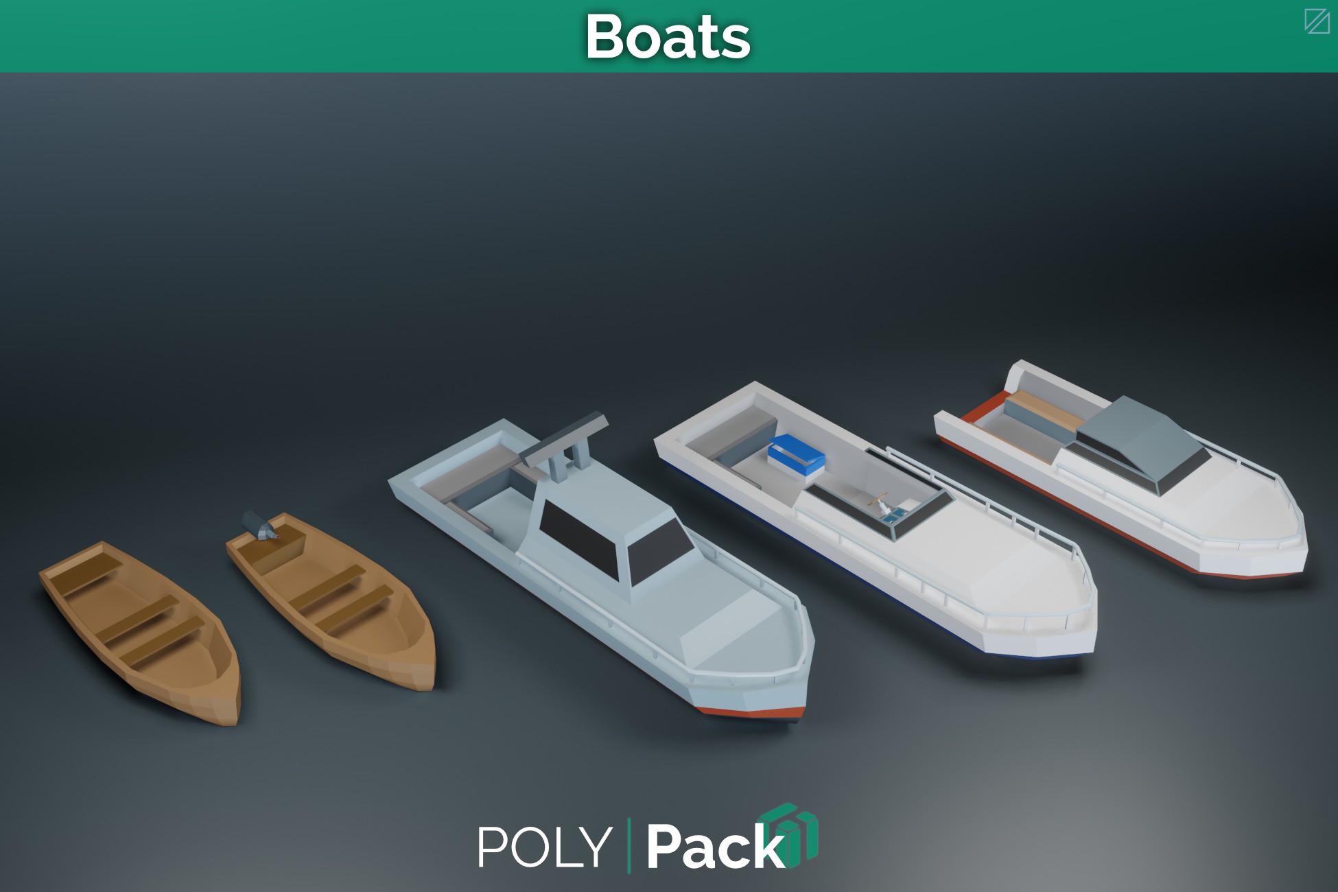 Boats - PolyPack | 3D Sea | Unity Asset Store