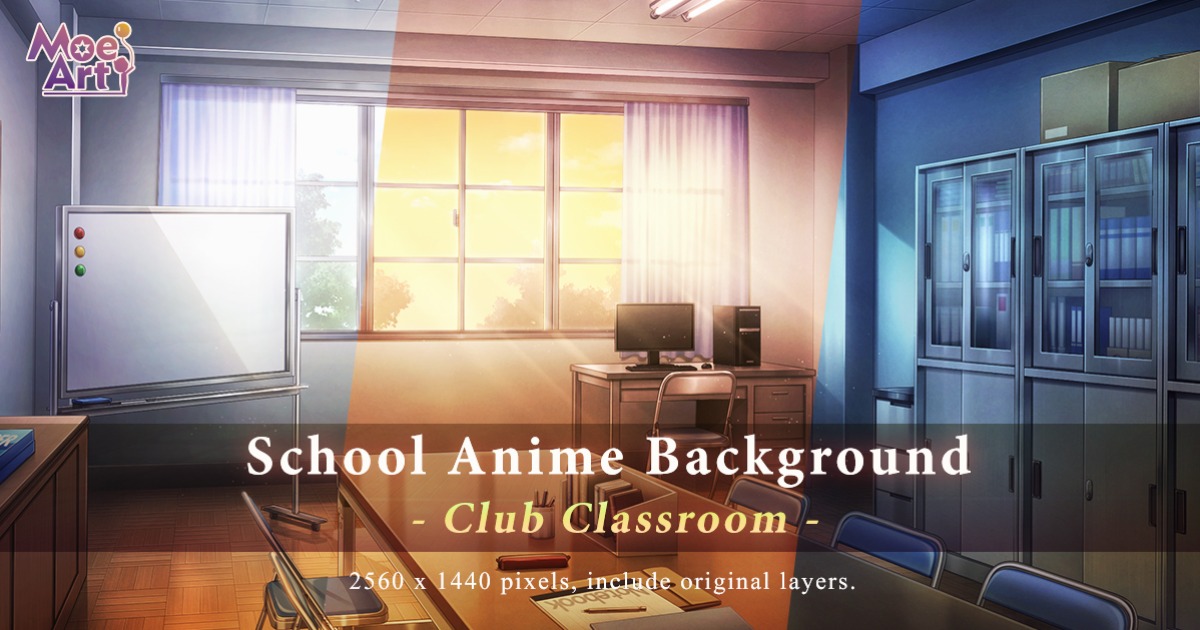 Moeart BG Vol.8 (Club Classroom) | 2D Environments | Unity Asset Store