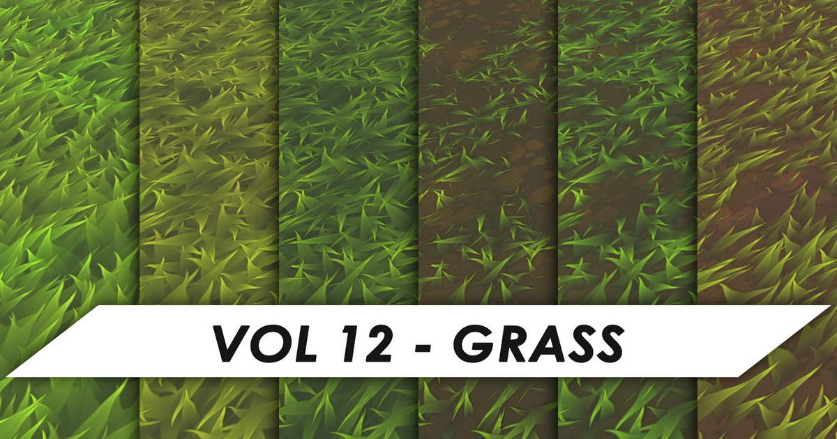 Hand Painted Textures - Vol 12 - Grass | 2D Textures & Materials ...