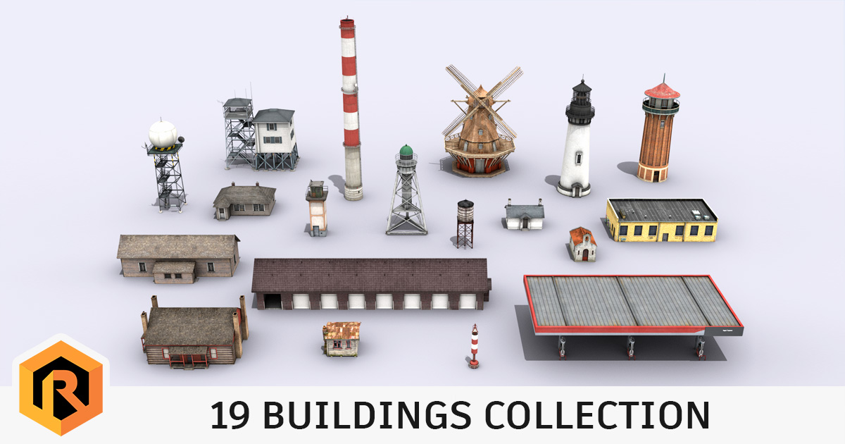 Building Pack 1 | 3D Props | Unity Asset Store