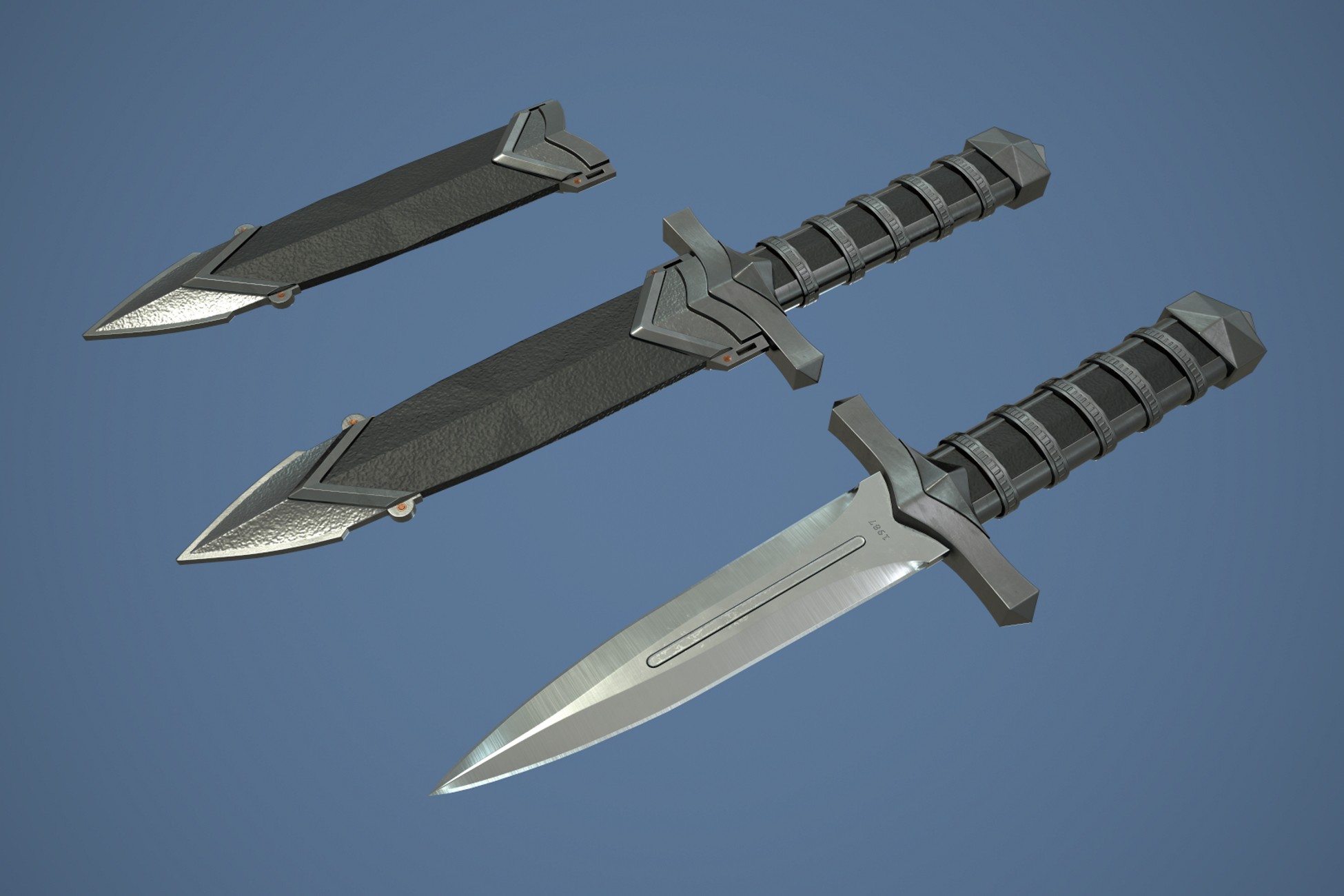 Dagger PBR | 3D 武器 | Unity Asset Store