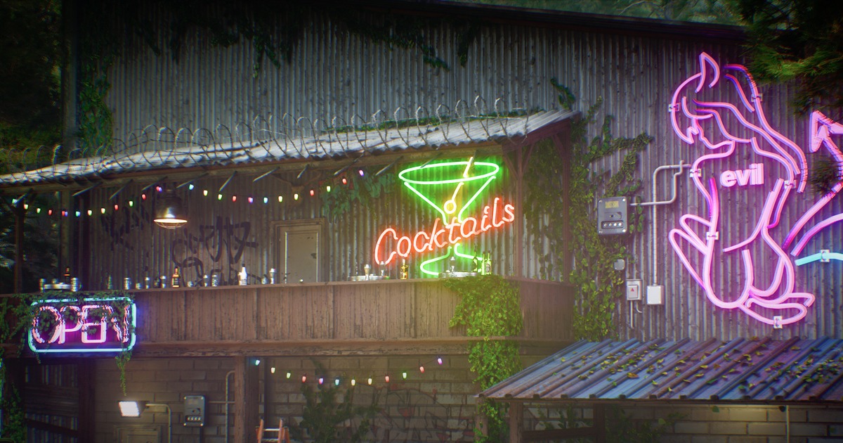 Forest Bar MODULAR | 3D Urban | Unity Asset Store