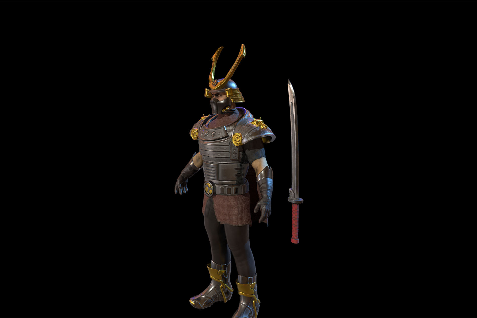Cyber_Samurai | 3D Characters | Unity Asset Store