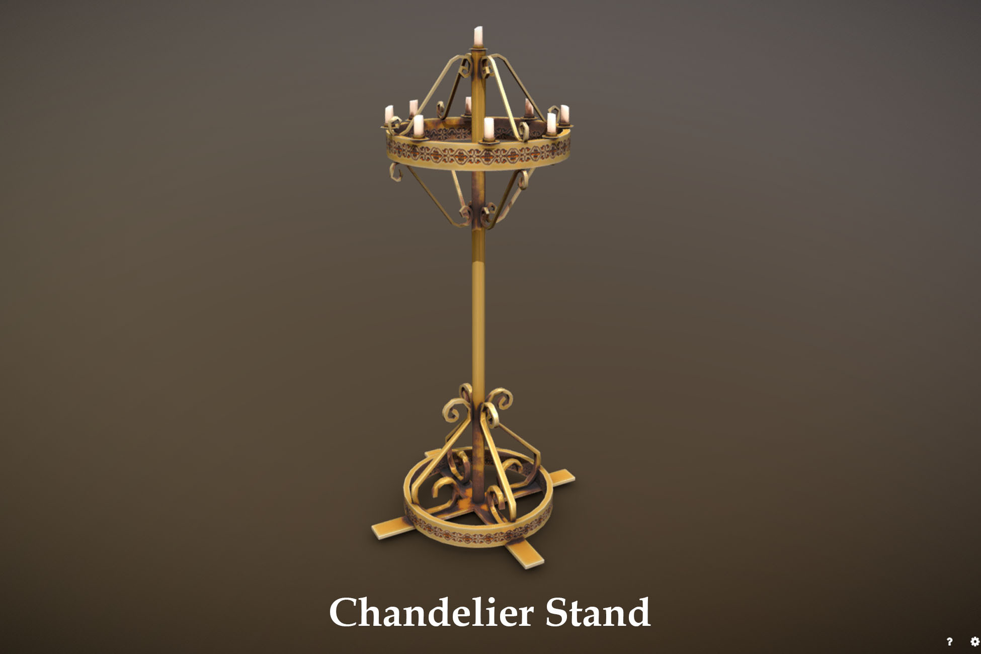 Chandelier Stand | 3D 인테리어 | Unity Asset Store