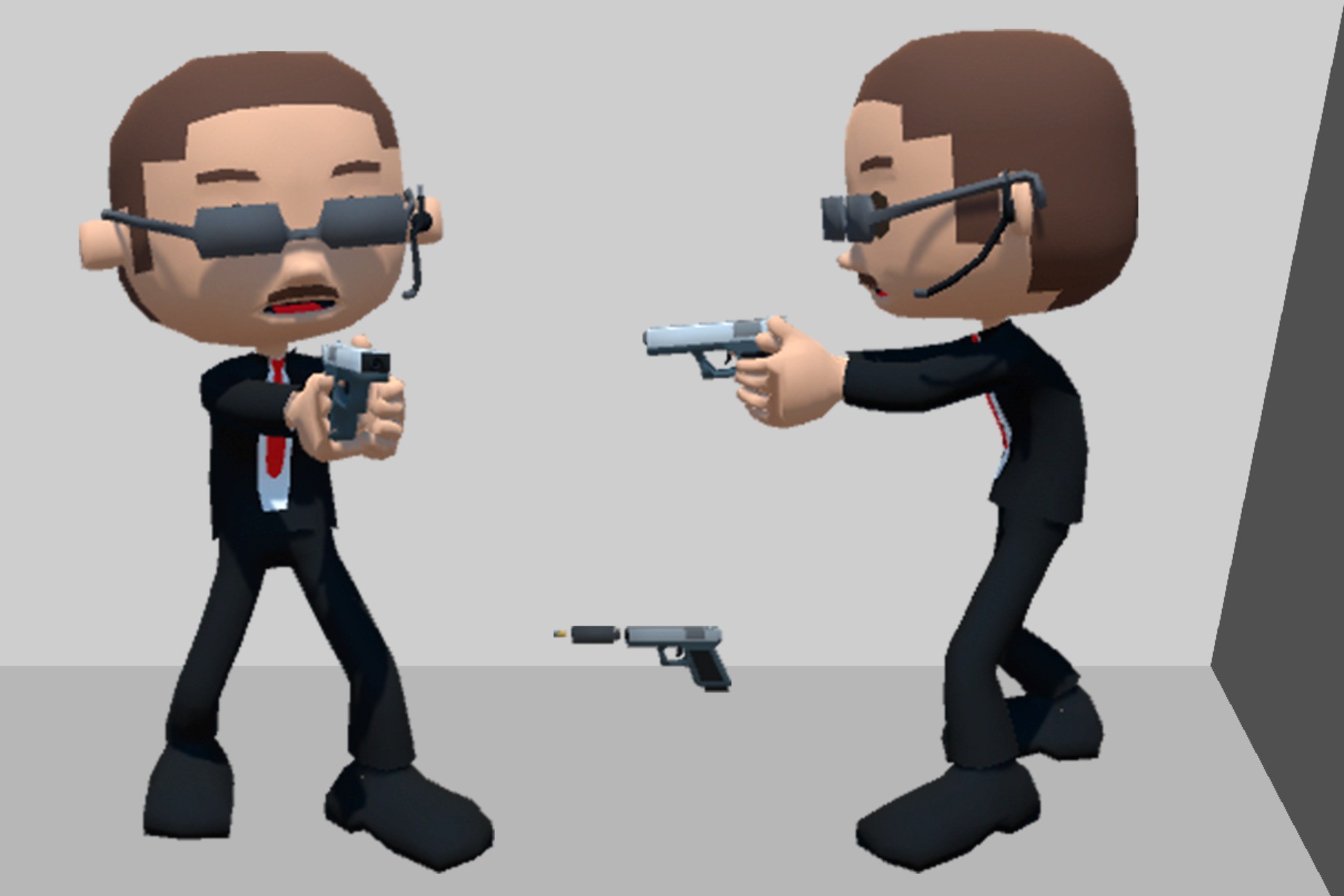 3D Character #024 - Security Male - Animated - Low Poly - FBX | 3D ...