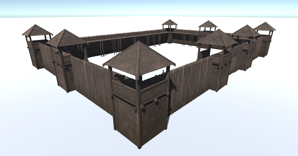 Medieval Fortification | 3D Historic | Unity Asset Store