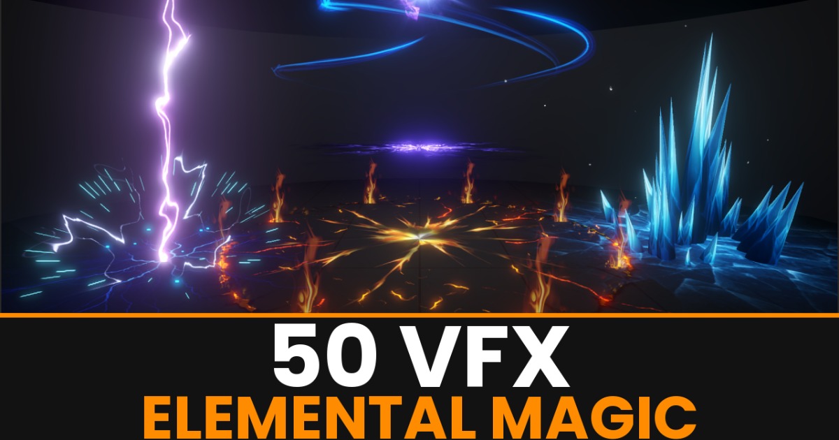 Ultimate Elemental Magic VFX Pack | Spells | Unity Asset Store