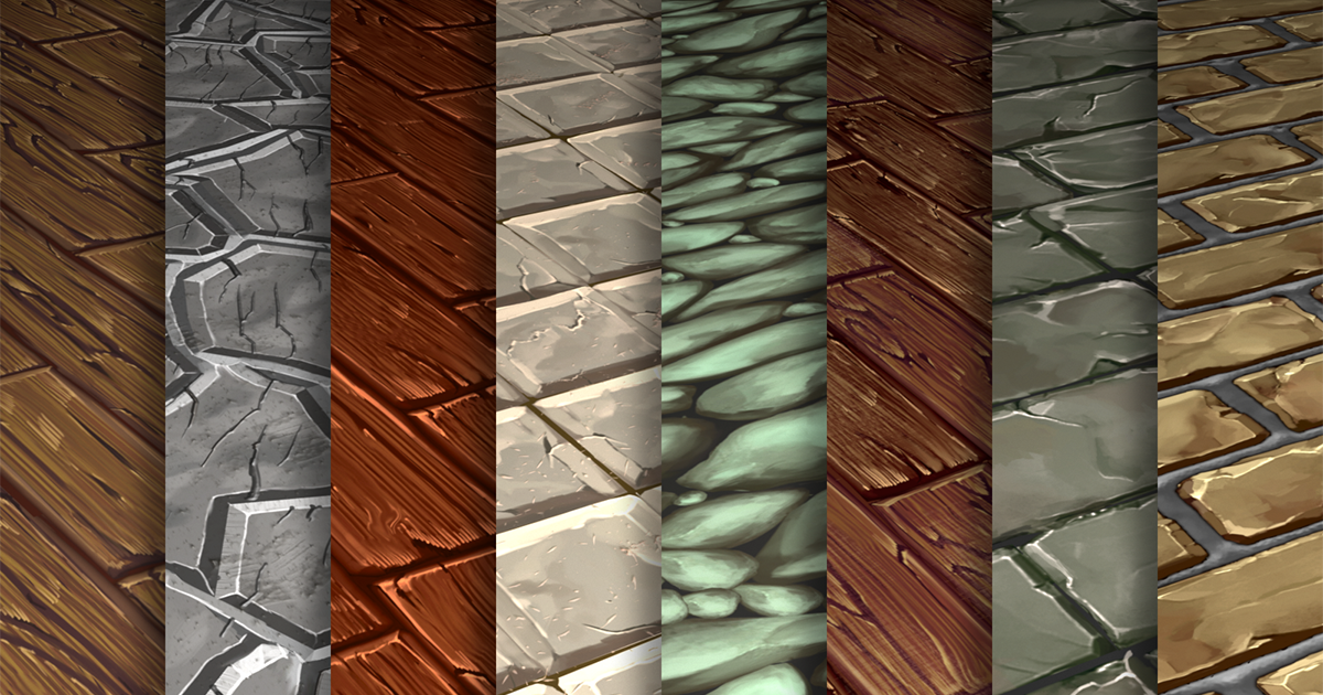 Texture Set Vol.46 Hand Painted Ground | 2D Floors | Unity Asset Store