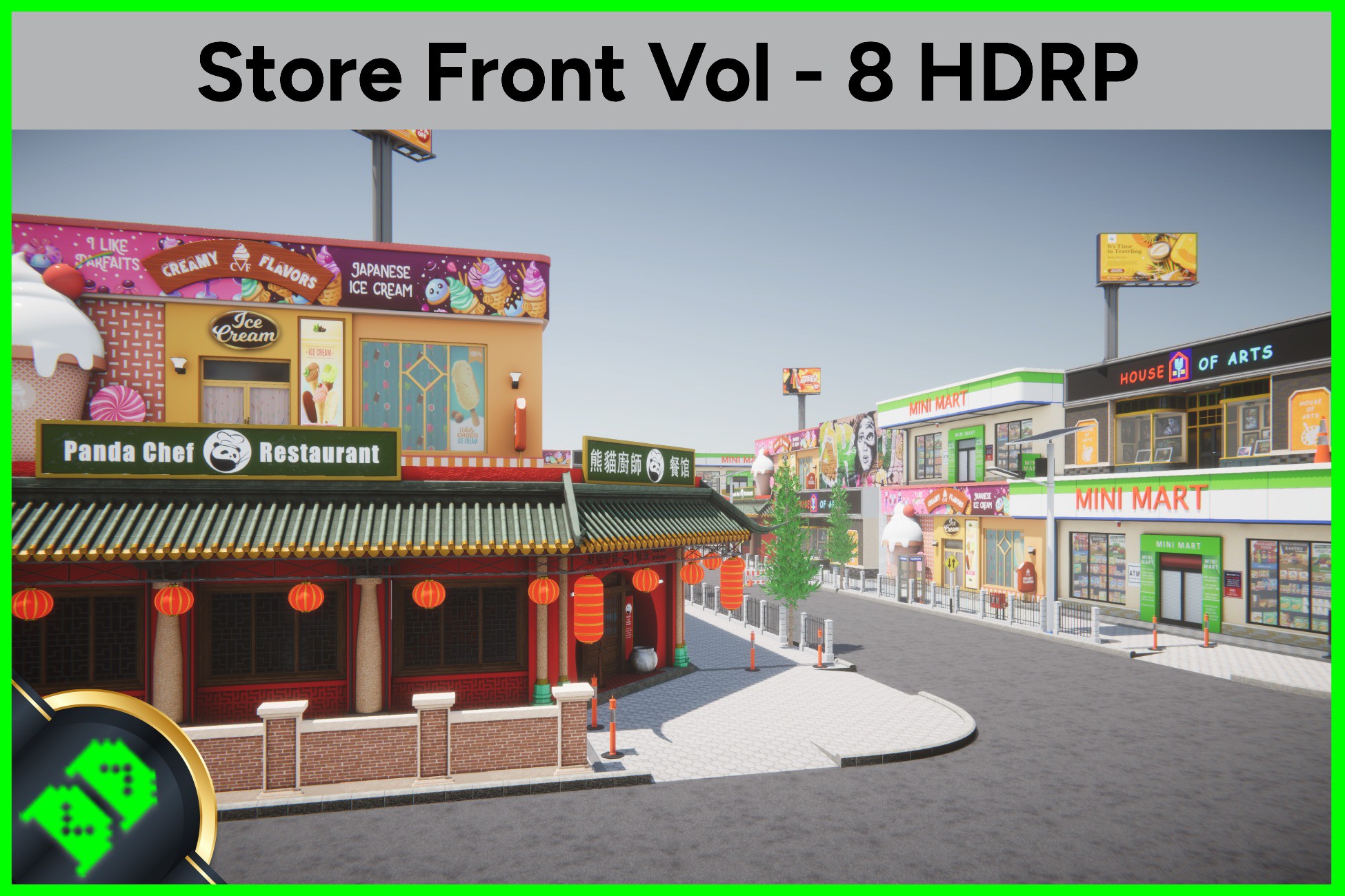 Store Front Vol - 8 HDRP | 3D Landscapes | Unity Asset Store