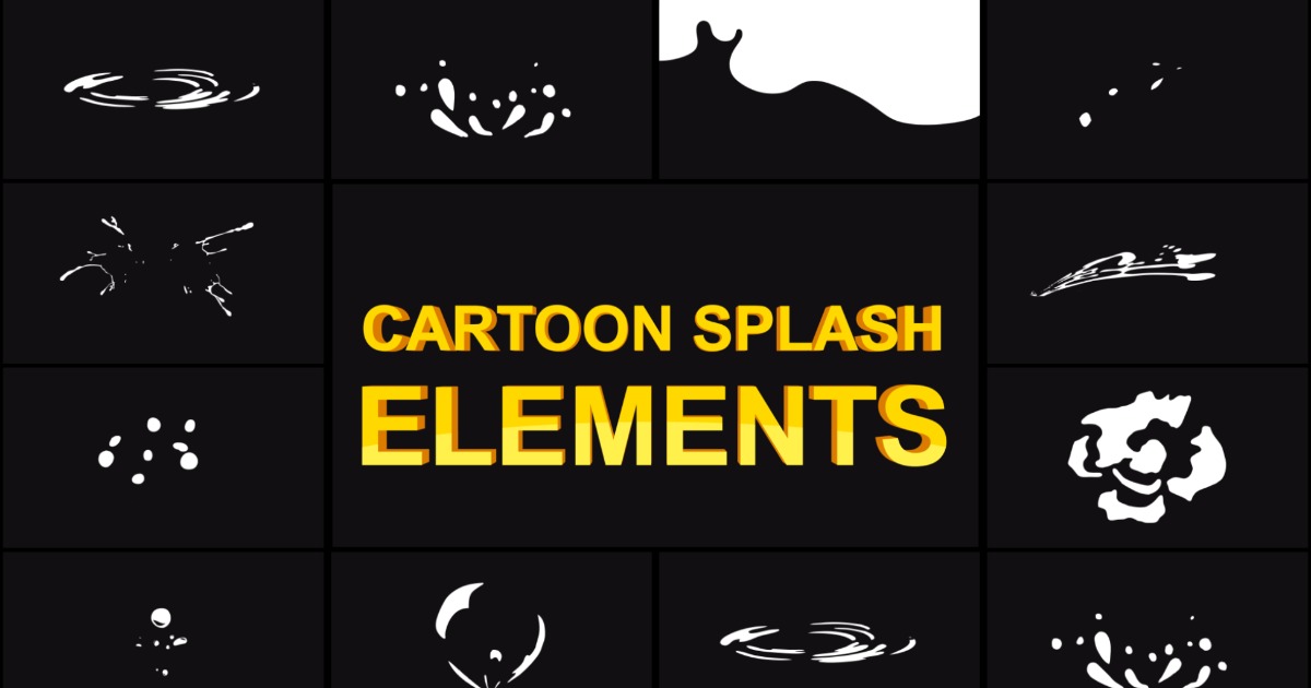 Cartoon Splash Elements | Fire & Explosions | Unity Asset Store