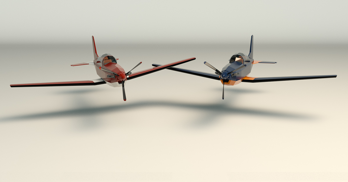 Low Poly Light Aircraft 03 | 3D Air | Unity Asset Store
