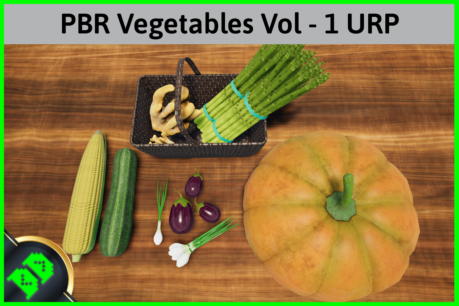 PBR Vegetables Vol - 1 URP | 3D 음식 | Unity Asset Store