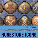 Runestone Icons - Collection 2 - 2D Pixel Magic and Spell Resources Bundle