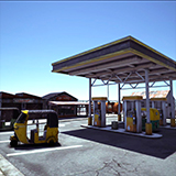 Suburban Gas Station