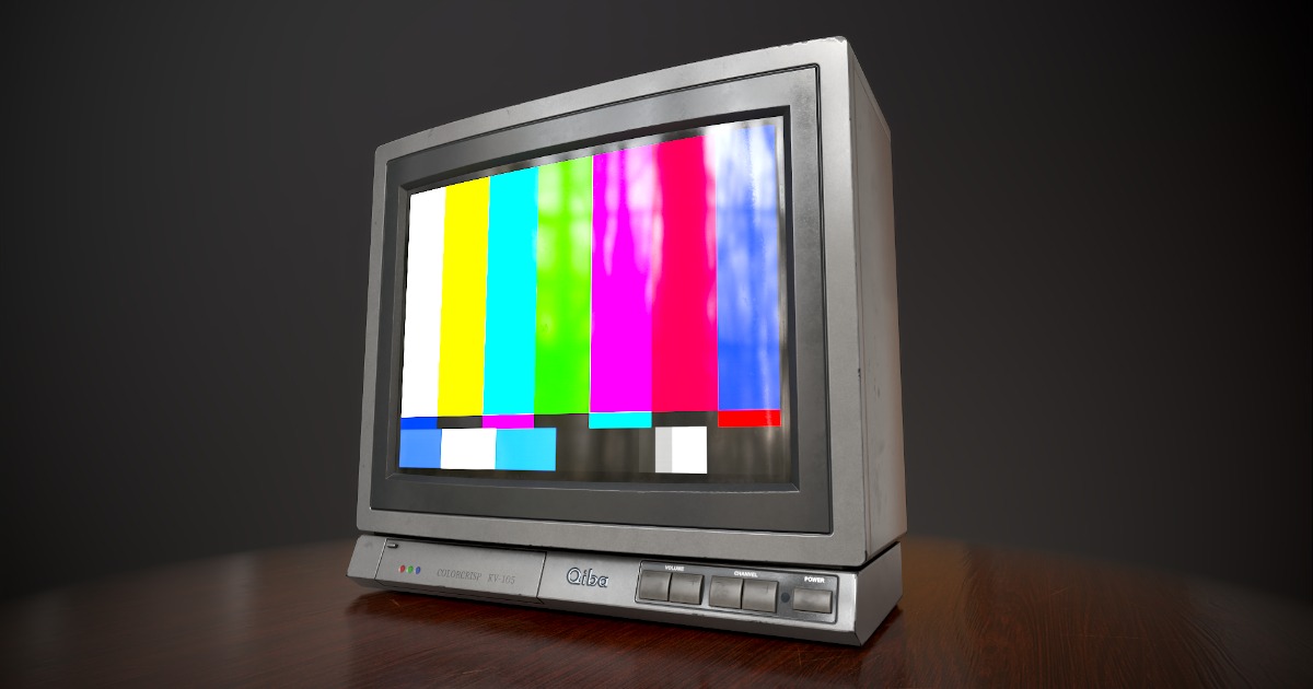 Television 1980s | 3D Electronics | Unity Asset Store
