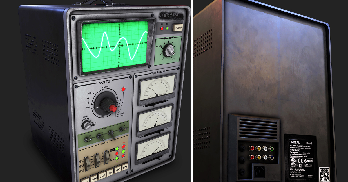 Oscilloscope - Pro | 3D Electronics | Unity Asset Store