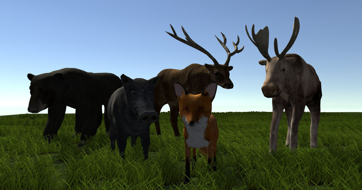 Hunter Pack - Animals | 3D Animals | Unity Asset Store