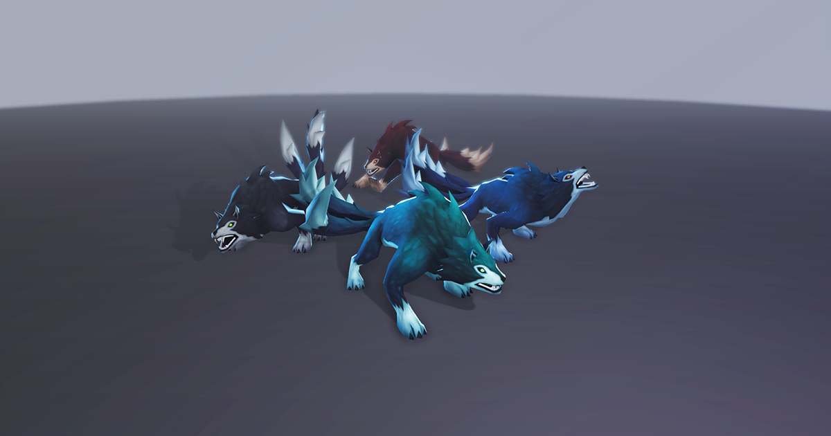 Three Tailed Wolf | 3D Creatures | Unity Asset Store