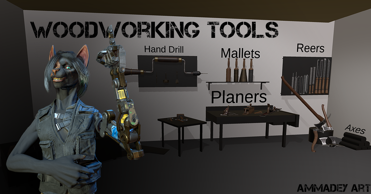 Woodworking tools | 3D Tools | Unity Asset Store
